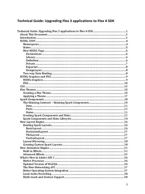 technical guide upgrading flex 3 applications to flex 4 sdk pdf apache flex class