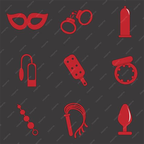 Premium Vector Sex Toys For Bdsm Pattern