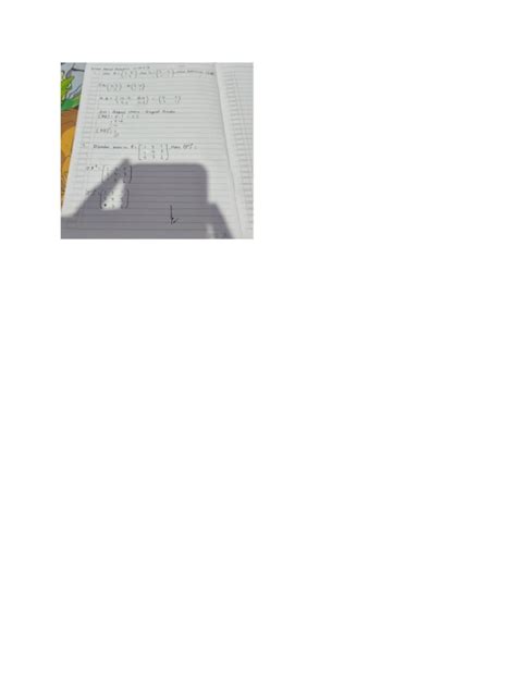 Mtk Tugas Invers Matrix Ordo Pdf