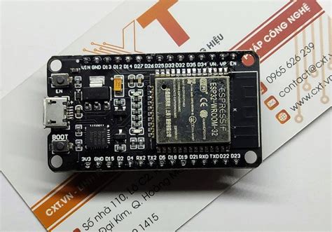 Cxt Vn Từ ý Tưởng đến Sản Phẩm Kit Rf Thu Phát Wifi Ble Esp32 Cp2102 Nodemcu Luanode32