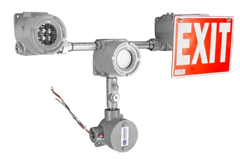 Larson Electronics Explosion Proof Bug Eye Emergency Exit LED Fixture Class I II III