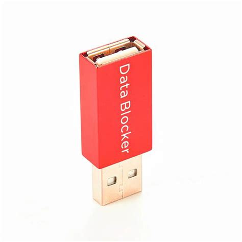 USB Data Blocker Metal Shell Type A2 0 Male To Type A2 0 Female Adapter