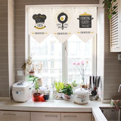 Decoratieve Driehoek Gordijn Keuken Half Gordijn C Vicedeal