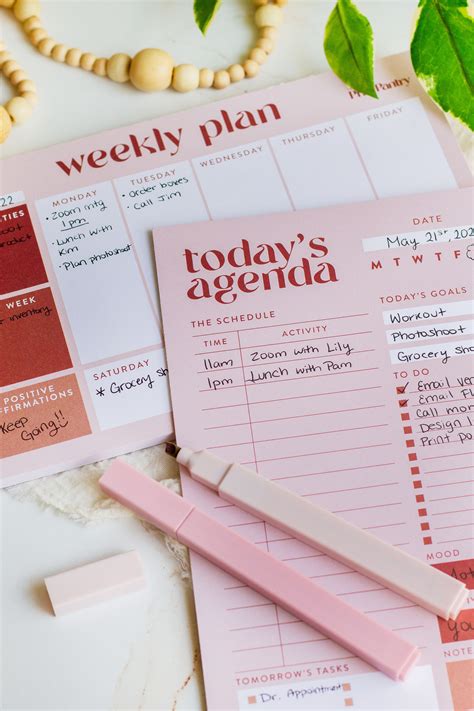 Agenda Notepad Bundle The Print Pantry