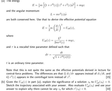 2 a particle with mass m slides without friction on