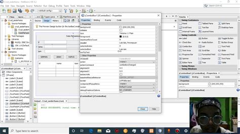 Cara Membuat Aplikasi Crud Dengan Netbeans Java Swing Youtube