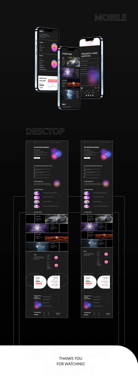 3d Motion Design Ux Ux Behance
