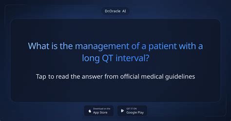 What Is The Management Of A Patient With A Long Qt Interval