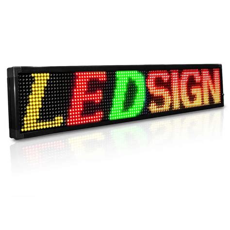 20mm Rgy 2 Row Programmable Scrolling Led Sign Affordableled
