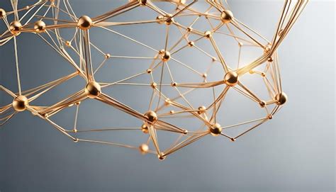 Geometric Network Connection Background Premium Ai Generated Image