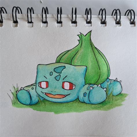 Bulbasaur Drawing With Color