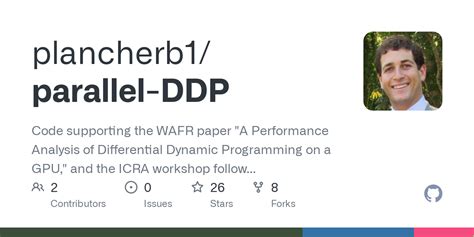 Github Plancherb1parallel Ddp Code Supporting The Wafr Paper A