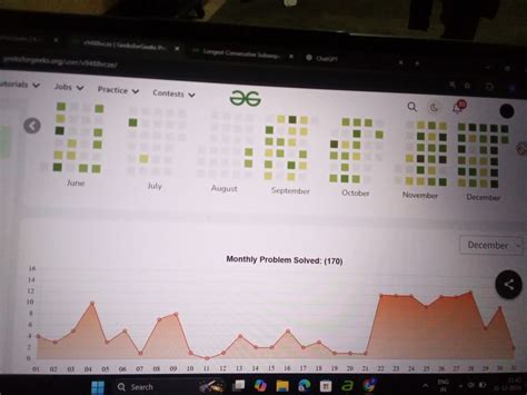 vivek pandey on linkedin problemsolving gfg consistency