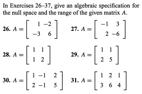 solved in exercises 26 37 give an algebraic specification