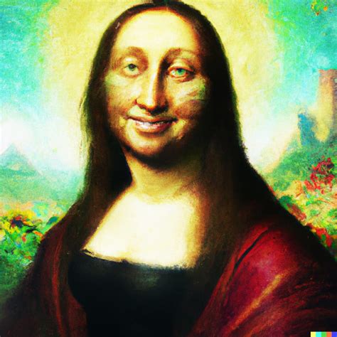 Mona Lisa On Drugs R Dalle2
