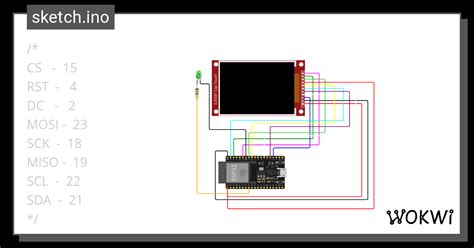 Esp32tftili9341ledcontrol Wokwi Esp32 Stm32 Arduino Simulator