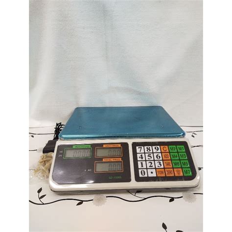 Digital Price Computing Scale Used To Calculate A Charge Based On Weight Shopee Philippines