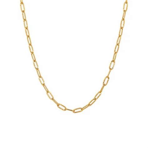 Titanium Steel Plating Chain 18k Gold Plated Necklace At Rs 99 Piece