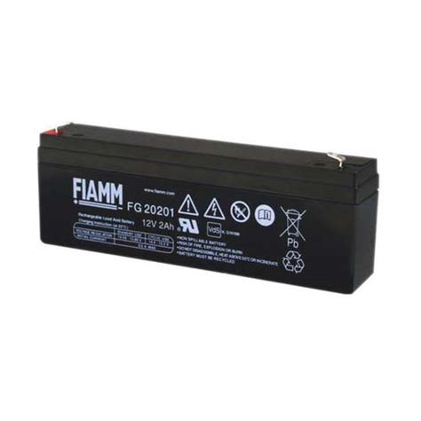 Batteria Al Piombo Ricaricabile V Ah Fiamm Piroshow