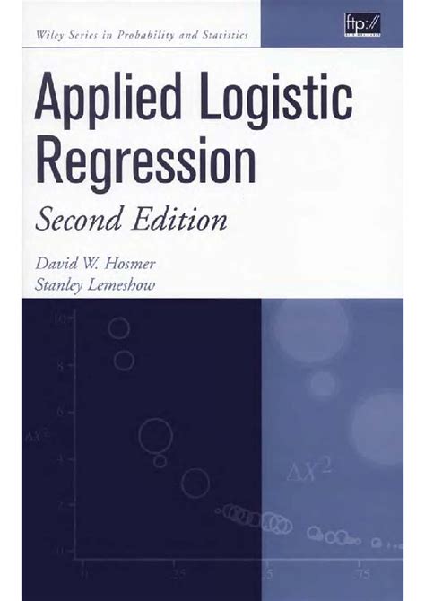 Applied Logistic Regression Pdfcoffeecom