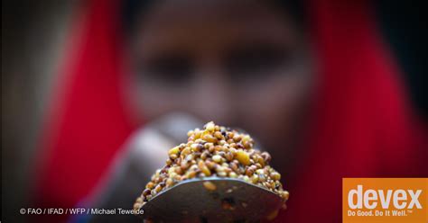 SDG Hunger Goal Slumps Further Behind Target In Key UN Food Report Devex