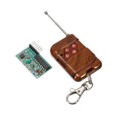 Jual Remote Control 433Mhz RF Transmitter 4 Button Channel Wireless Arduino GRATIS REMOTE