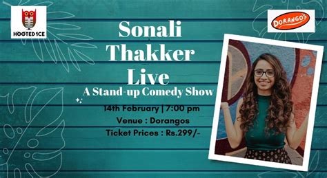 Sonali Thakker Live A Standup Comedy Show