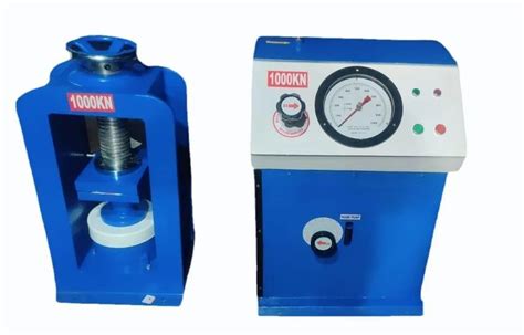 Semi Automatic KN Analog Compression Cube Testing Machine At Piece In Guwahati