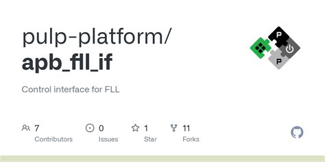 Github Pulp Platform Apb Fll If Control Interface For Fll