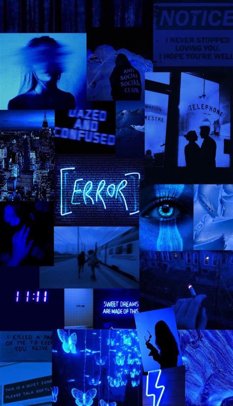 Aesthetic Wallpaper Blue Dark Blue Wallpaper Cute Blue Wallpaper