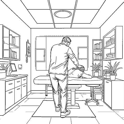 Best Chiropractor Coloring Pages Free Printable Pdf