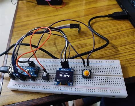 Infared Touchless Temperature Meter With Oled Display 6 Steps Instructables