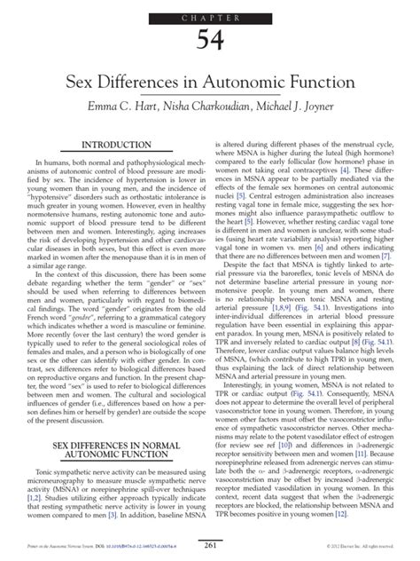 Sex Differences In Autonomic Function Pdf Blood Pressure Circulatory System Sex Differences In Autonomic Function Pdf Blood Pressure Circulatory System