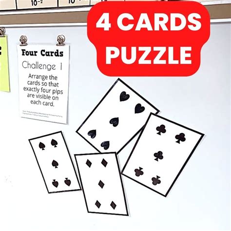 Math Puzzle Cards