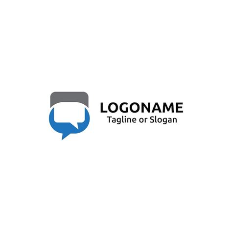 거품 음성 로고 개념 거품 음성 아이콘 대화 기호 기호 번역 프리미엄 벡터