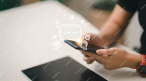 Premium Photo Chatgpt Chat With Ai Or Artificial Intelligence Woman