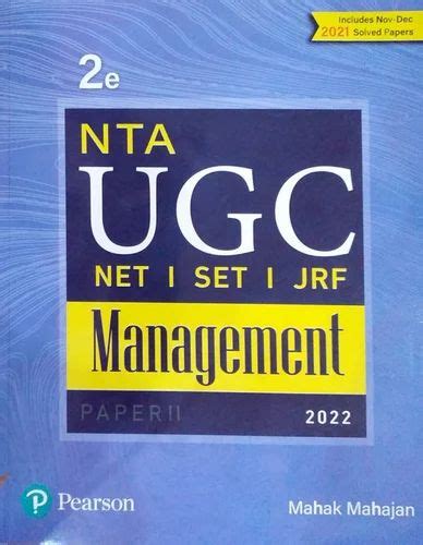 English NTA UGC NET SET JRF Management Paper II 2022 MRP 675 At Rs 405 Piece In Prayagraj