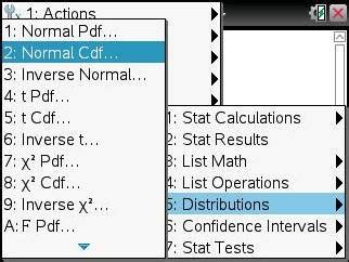Normal Cdf Calculator Ti 84 Online Passltheory