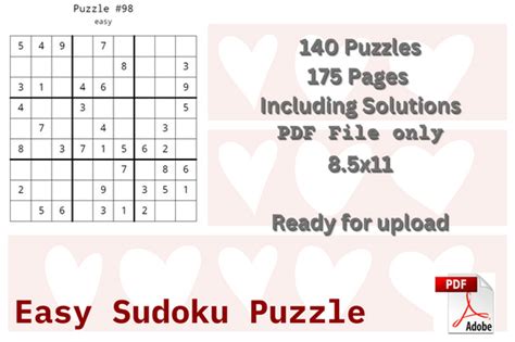 Sudoku Puzzles Adult Activity Graphic By Sadia Design House Creative Fabrica