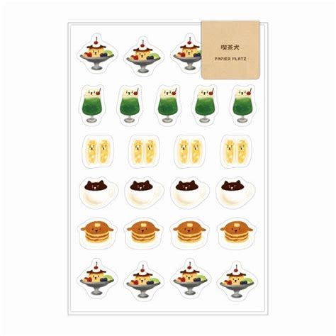 日本 PAPIER PLATZ Aoyoshi 貼紙 下午茶 誠品線上