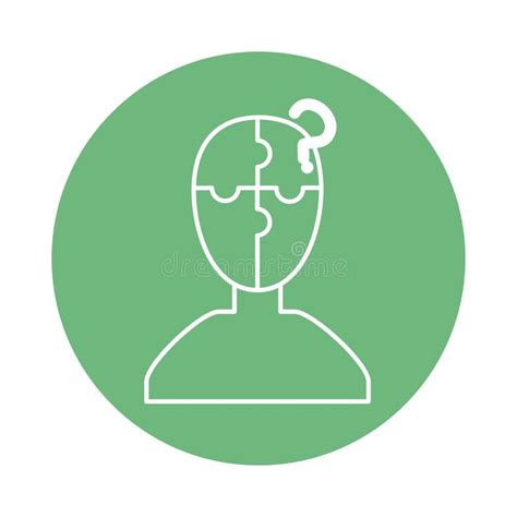 Alzheimer Disease Character Puzzle And Question Mark Decrease In Mental Human Ability Color