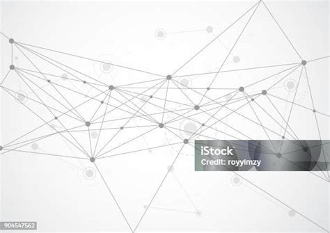 연결 점 들과 라인을 추상화 합니다 연결 과학 배경입니다 벡터 일러스트 레이 션 0명에 대한 스톡 벡터 아트 및 기타 이미지 0명 3차원 형태 개념 Istock