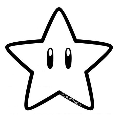 Molde De Estrella De Mario Bros Star Coloring Pages Super Mario