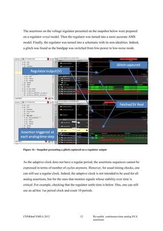 Re Usable Continuous Time Analog Sva Assertions PDF