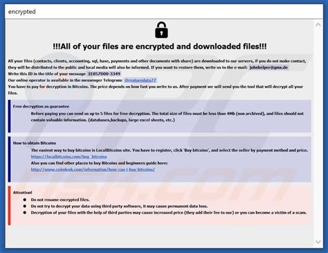 Decrypt Phobos Ransomware Decryption Removal And Lost Files Recovery Updated