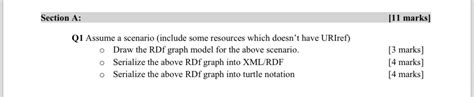 Solved Q1 Assume A Scenario Include Some Resources Which