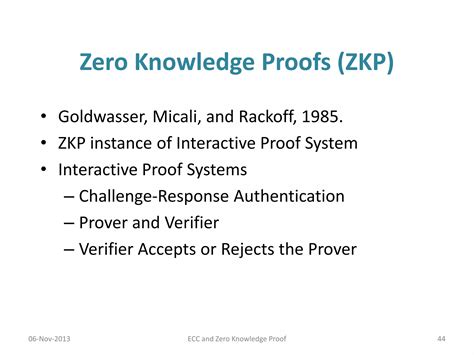 Elliptic Curve Cryptography And Zero Knowledge Proof Ppt Free Download