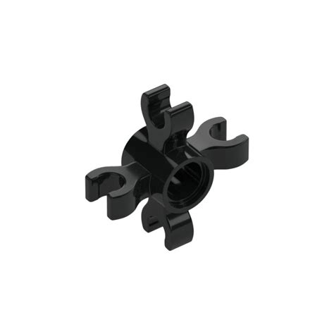 Lego Black Technic Pin Connector Round With 4 Clips 15646 90202