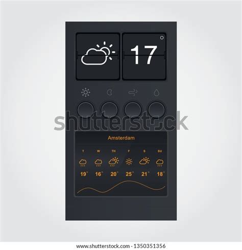 Design Mobile App Ui Ux Gui Stock Vector Royalty Free 1350351356 Shutterstock
