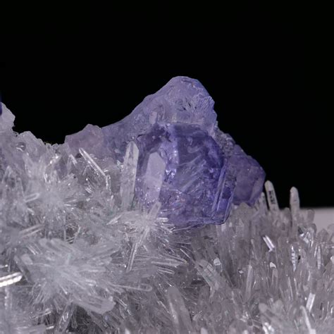 Fluorite On Quartz Xia Yang Mine China Sz Mineraux